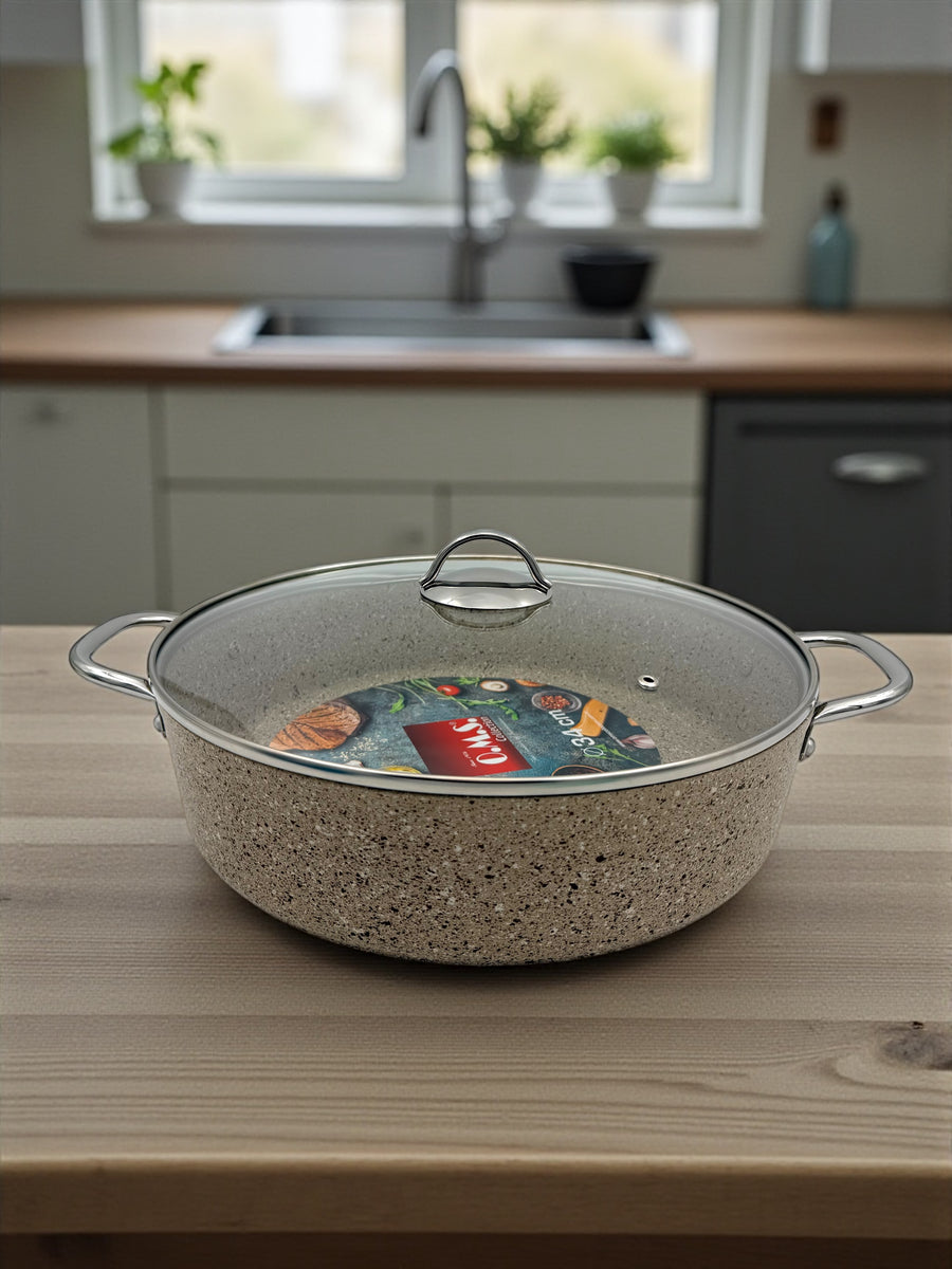 14" GRANITE LOW POT-8L – Kitchen Depot