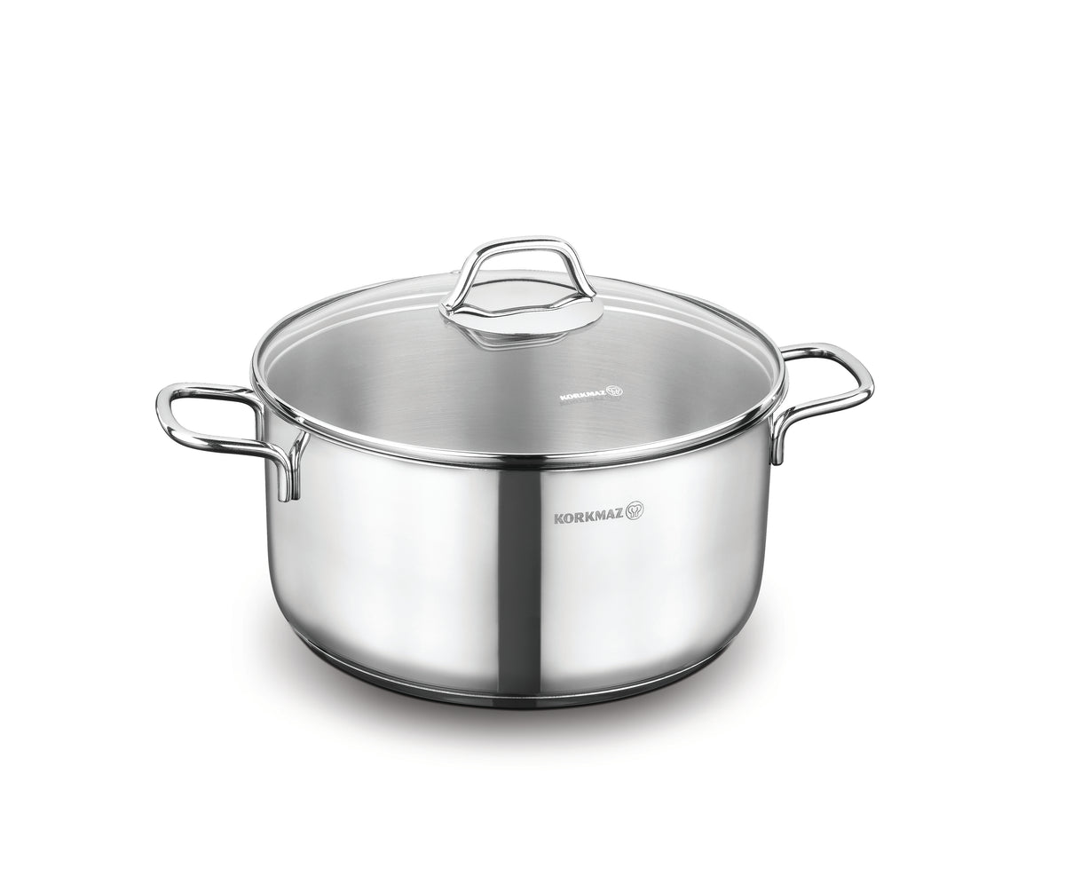 8.5L S/S POT W/LID - 11"x5.5" – Kitchen Depot