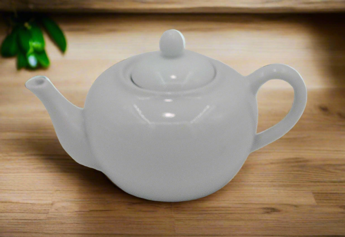 SMALL TEA POT-WHITE – Kitchen Depot