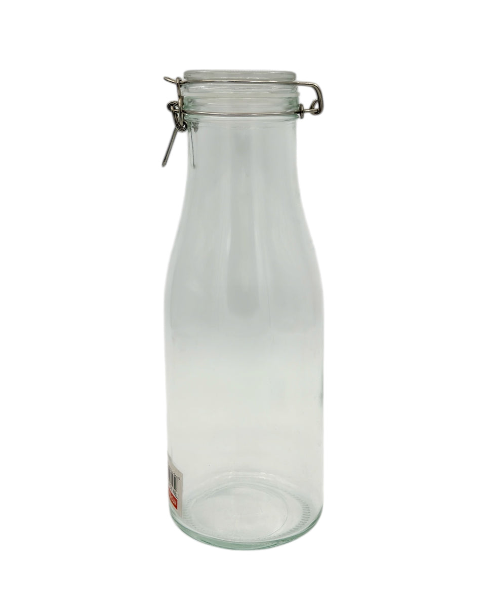 GLASS BOTTLE W/LATCH LID – Kitchen Depot