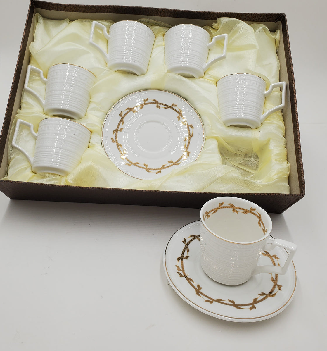 6 PC COFFEE SET-GOLD DESIGN – Kitchen Depot